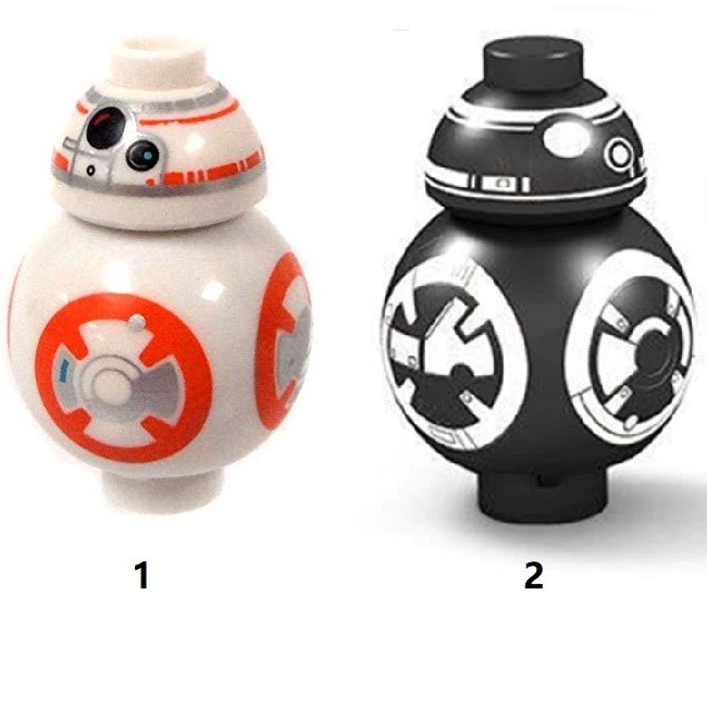 Jual Star Wars Droid BB8 BB-8 BB 8 Black BB9E BB-9E Minifigure Bricks | Shopee Indonesia