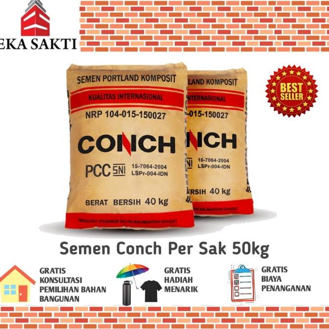 Jual _^_^_^] Semen Conch 50 kg | Shopee Indonesia