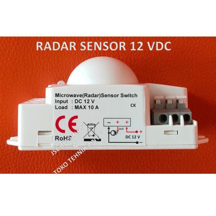 Jual Sensor Gerak Microwave Radar Switch 360 500W Radar Motion Detector ...
