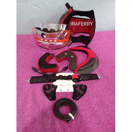 Jual Busa Helm Kyt Dj Maru Kancing Klip Besi Karet Helm Kaca Visor Helm ...
