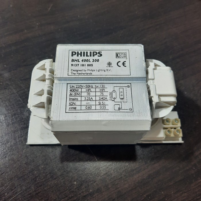 Jual Ballast Bhl 400 Philips Trafo Lampu Hpi-T /Hpl-N 400Watt | Shopee ...