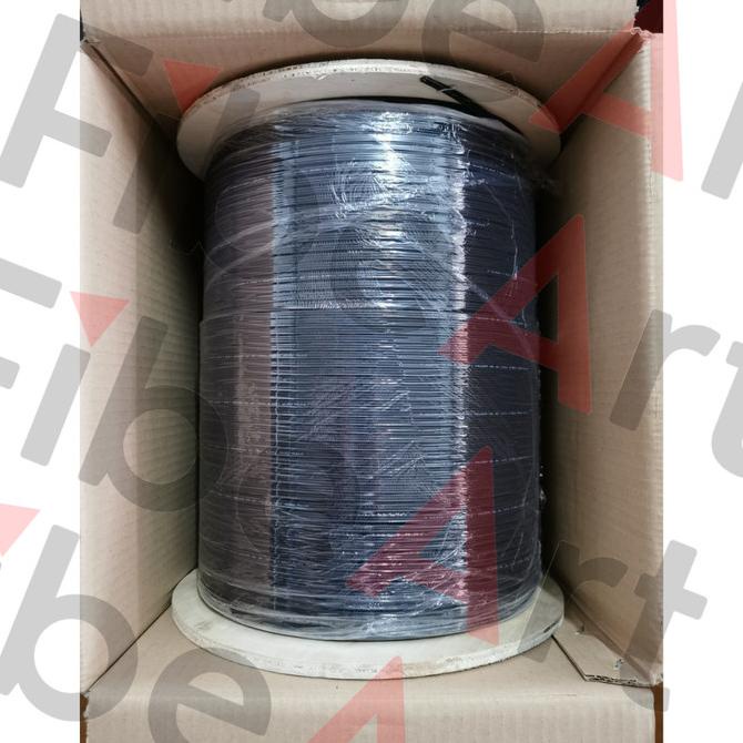 Jual Kabel Fiber Optik Drop 2 Core - 3 Steel Wires (1000M) | Shopee ...