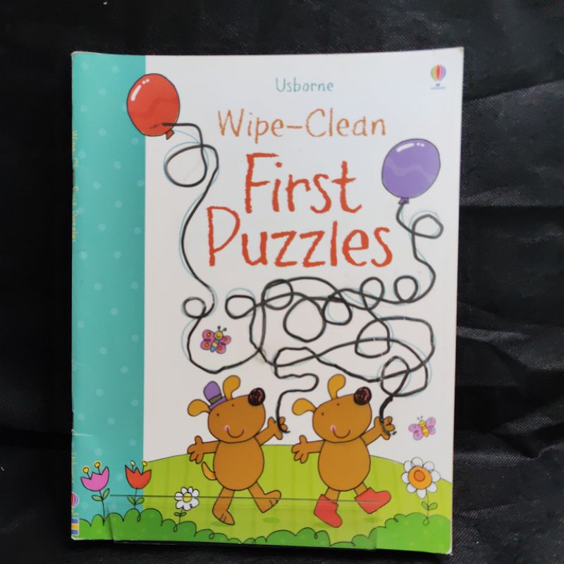 Jual Buku First Puzzles Wipe-Clean, Usborne. | Shopee Indonesia