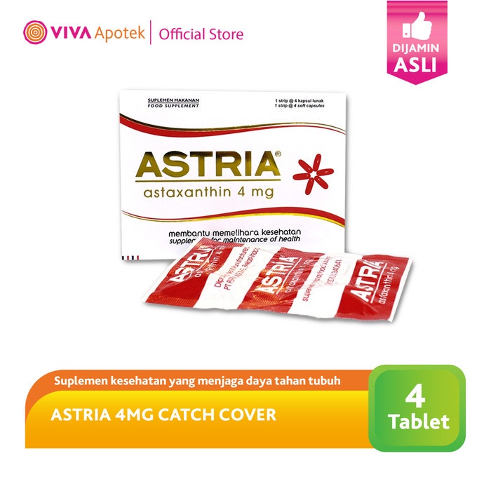 Jual Astria 4Mg Catch Cover untuk Memelihara Kesehatan (4 Kapsul ...