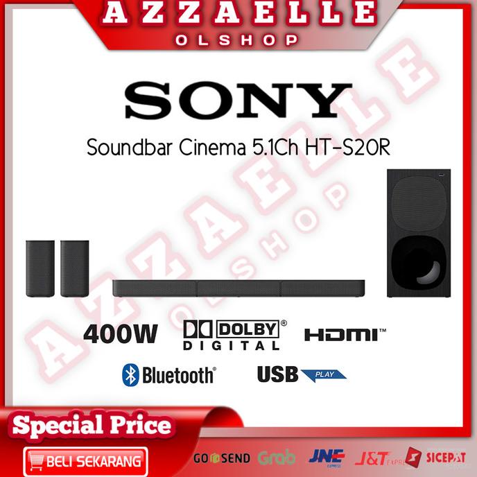 Jual Sony HTS20R Sounbar 5.1Channel 400W/HT-S20R | Shopee Indonesia