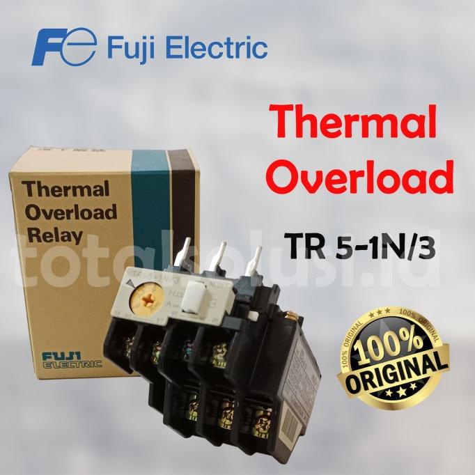 Jual Thermal Overload Relay TR-5-1N/3 Fuji Electric | Shopee Indonesia