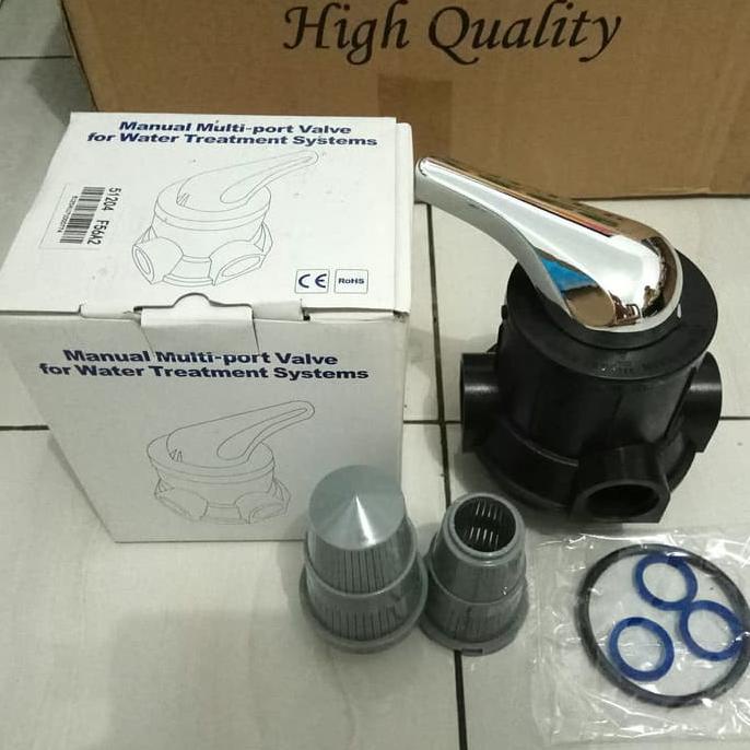 Jual Kepala Tabung FRP 3 way / 3 Way Valve Filter AIr | Shopee Indonesia