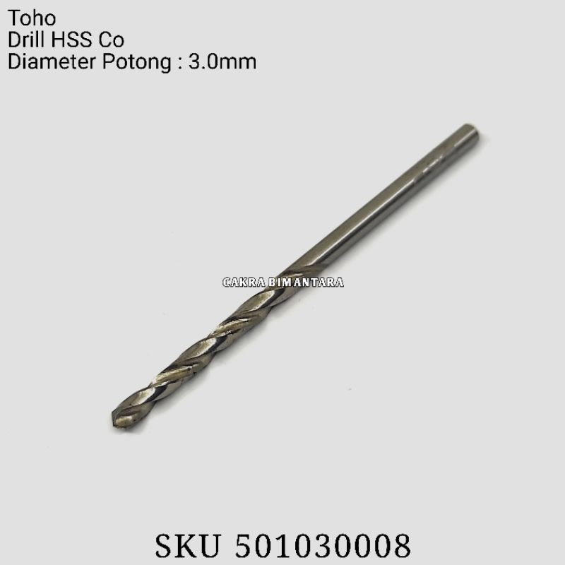 Jual Toho mata bor bekas 3.0 mm drill HSS 3.0mm untuk besi diameter 3 0 mm | Shopee Indonesia