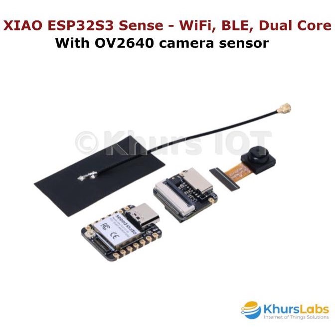 Jual Seeed Studio XIAO ESP32S3 Sense - 2.4GHz Wi-Fi, BLE 5.0, OV2640 ...