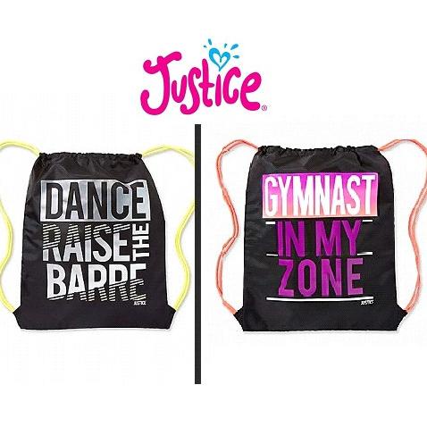 Jual Justice Drawstring bag DANCE GYMNAST Original | Shopee Indonesia