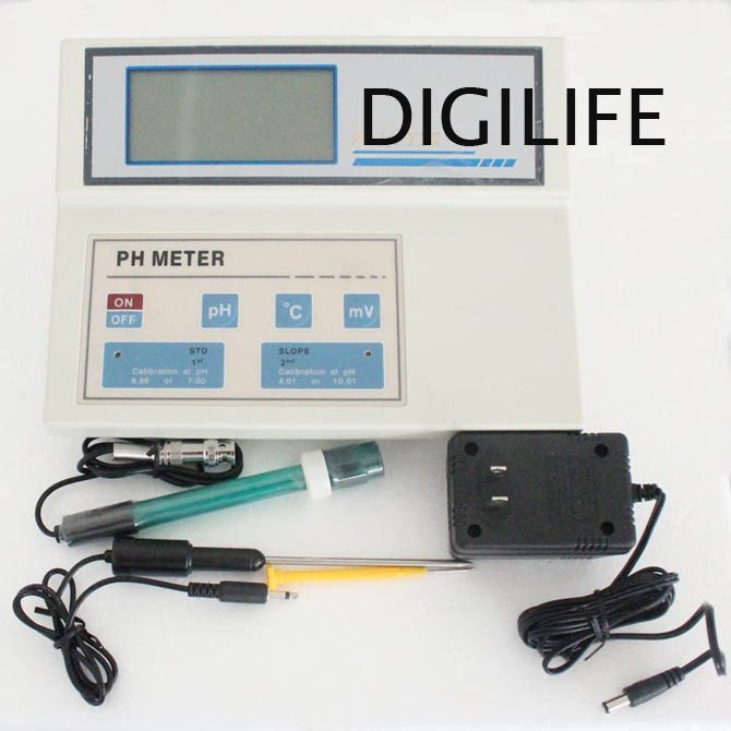 Jual PH ORP Thermometer 3 in 1 Benchtop Meter Tester Air Bench ...