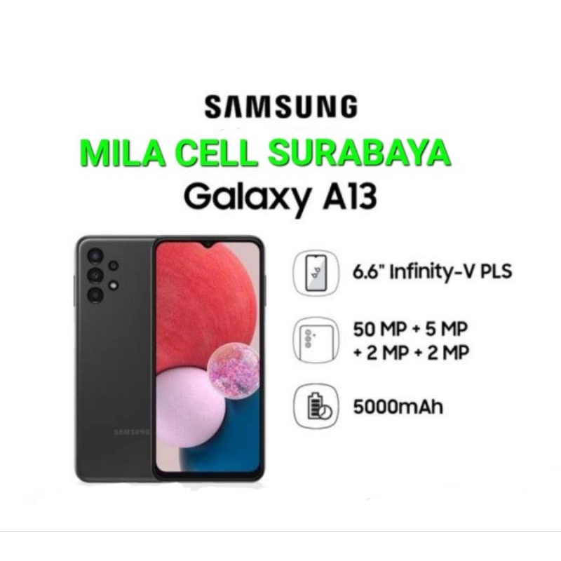 Jual Samsung A13 Ram 6/128Gb New Original & Bergaransi Resmi Samsung ...