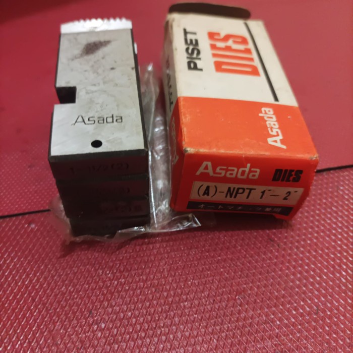 Jual Mata Senai Drat Pipa Asada Piset Dies (A) Npt 1-2 Inch Termurah ...