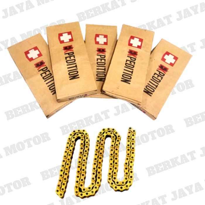 Jual Rantai Motor Trail Klx D-Tracker Merk Expedition 428 H 140 L ...