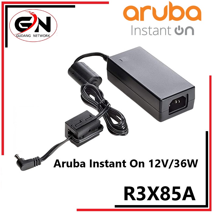 Jual Aruba Instant On 12V/36W Power Adapter [R3X85A] - No Power Cord ...