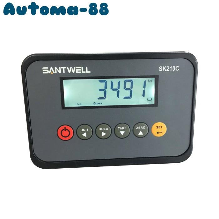 Jual Digital Loadcell Load Cell Indicator Ac 220V Rs232 Santwell Sk-210 ...