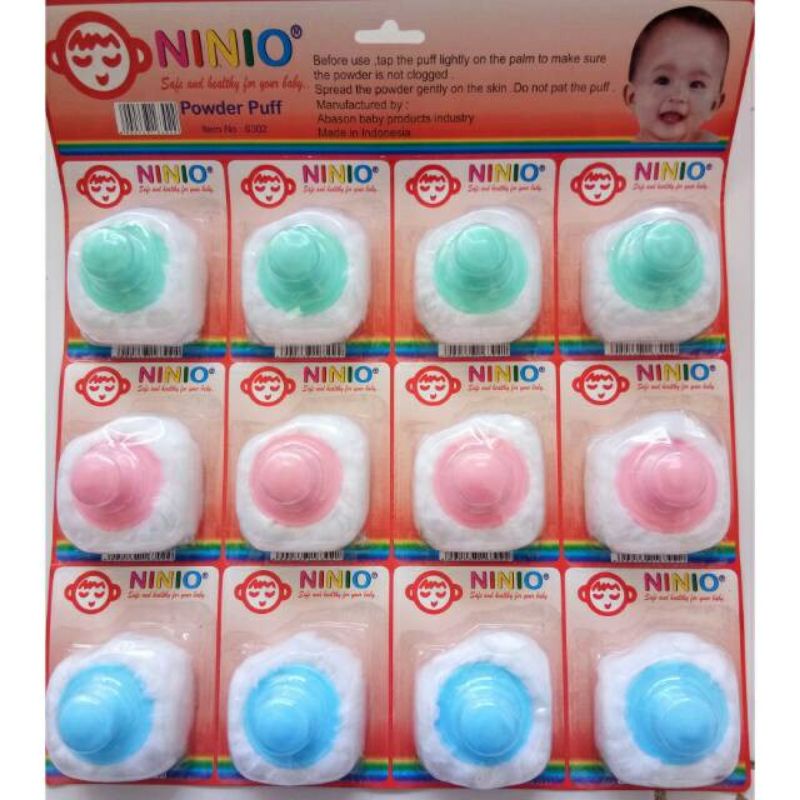 Jual Ninio Powder Puff Refill Bedak Tabur | Shopee Indonesia
