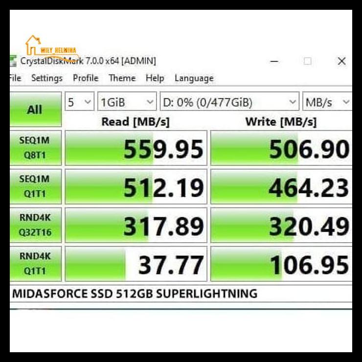 Jual SSD 512GB MIDASFORCE SATA 3 6GB/s SUPER LIGHTNING wily_helmina ...