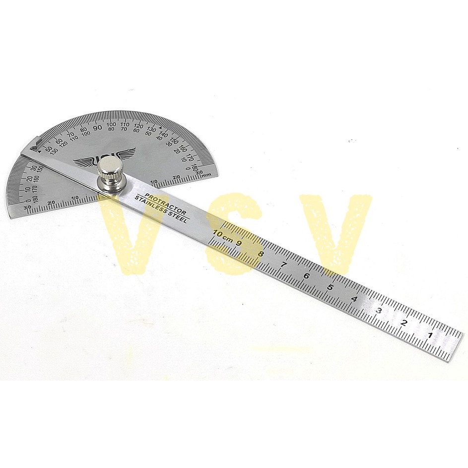 Jual ¯ Dr VSV Degree protractor / busur derajat / pengukur sudut ...