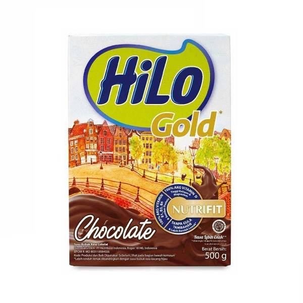 Jual HI-LO GOLD CHOCOLATE 500 GR - SUSU | Shopee Indonesia