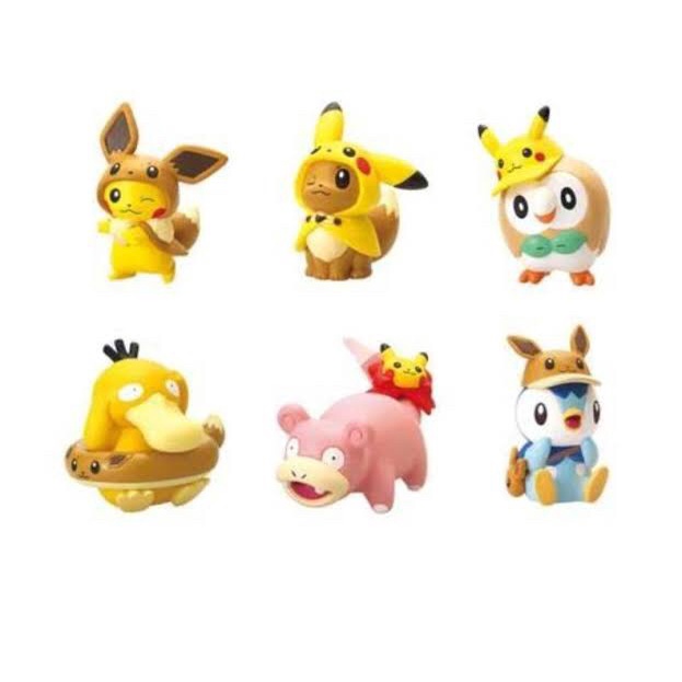 Jual [ GACHAPON ] POKEMON SPLIT SET PIPLUP , PSYDUCK , SLOWBRO , ROWLET ORIGINAL | Shopee Indonesia