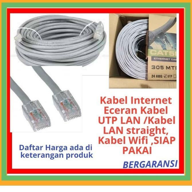 Jual Kabel LAN 50 Meter Internet Kabel Router Kabel wifi | Shopee Indonesia