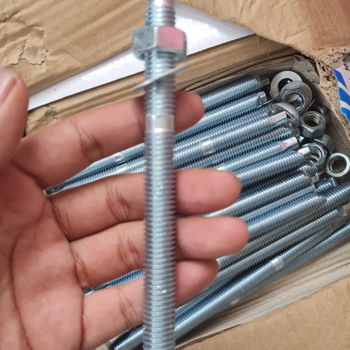 Jual CHEMICAL ANGKUR M16 / DYNABOLT 16MM/ CHEMICAL ANCHOR GRADE 5.8 ...