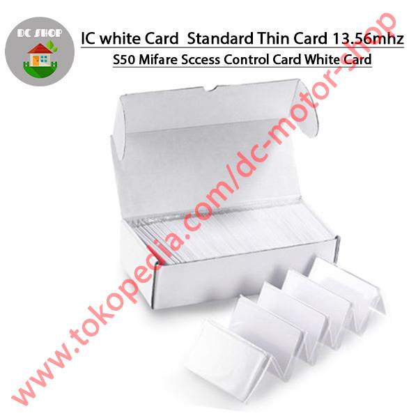 Jual Kartu Rfid 13.56Mhz IC S50 Mifare/Rfid Card 13.56Mhz Mifare Read ...