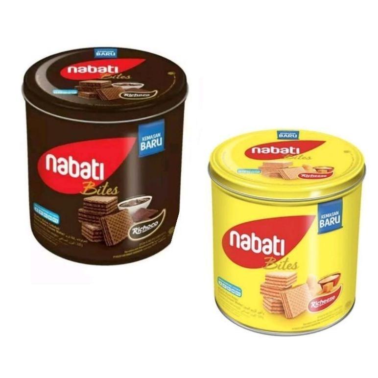 Jual Viral Nabati Kaleng Wafer Nabati Coklat Keju Cemilan Lebaran Snack ...