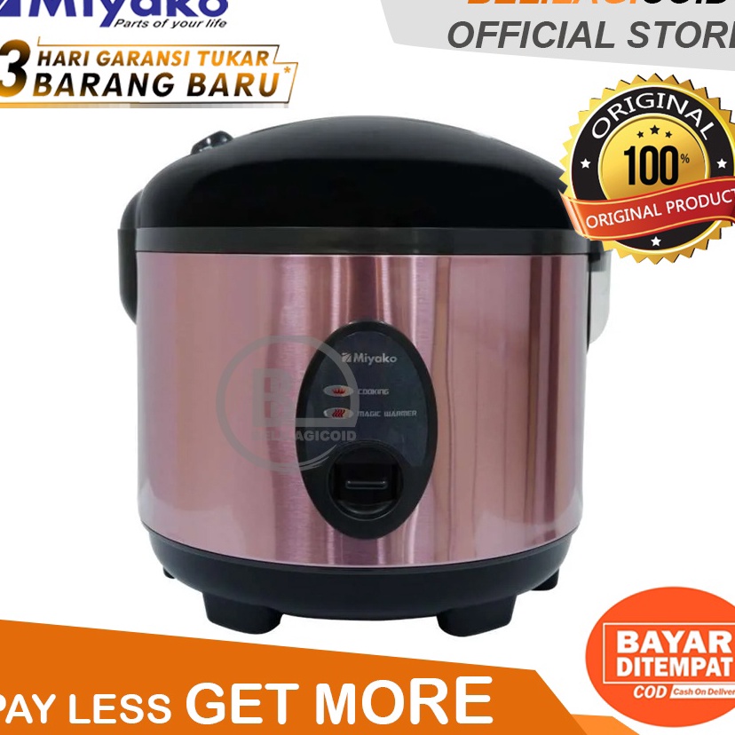 Jual New Miyako Magic Com Penanak Nasi 3 in 1 MCM 508 SBC / Megicom ...