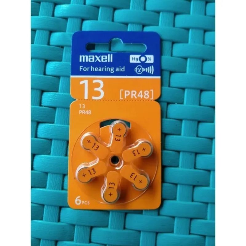 Jual baterai alat bantu dengar maxell 13 pr48 | Shopee Indonesia
