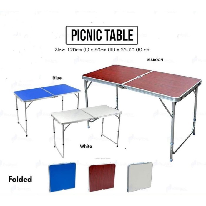 Jual Meja / Meja Lipat / Meja Lipat Hpl / Meja Lipat Koper / Meja Portable | Shopee Indonesia