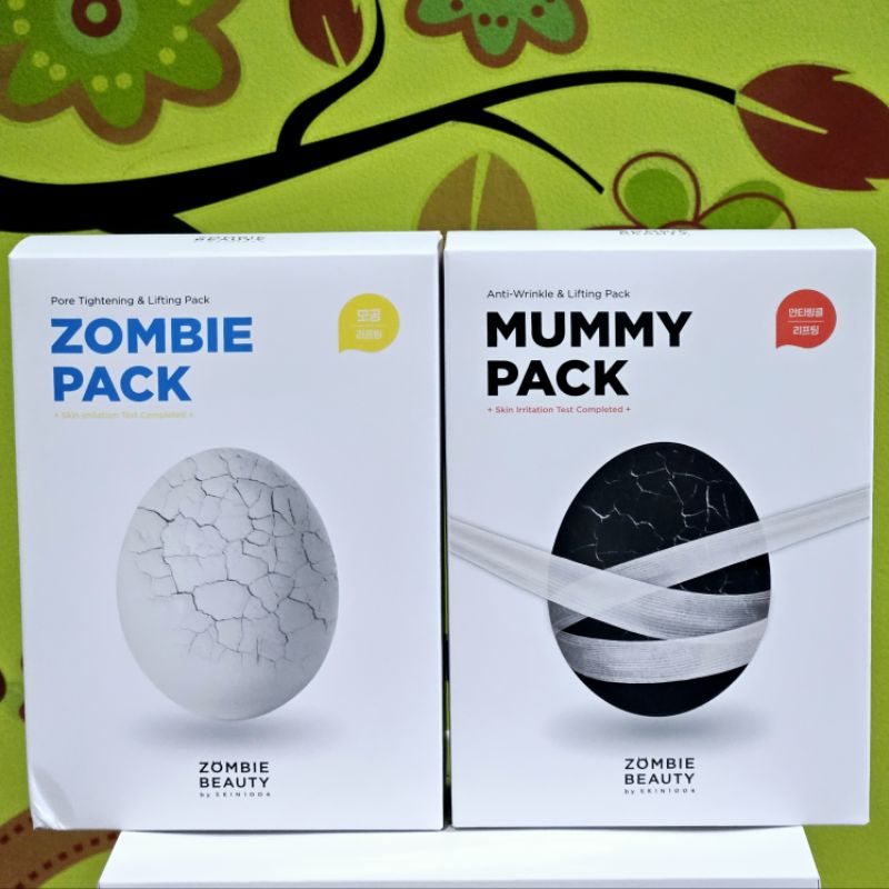 Jual ZOMBIE BEAUTY BY SKIN1004 Mummy Pack & Zombie Pack 8ea (NEW ...
