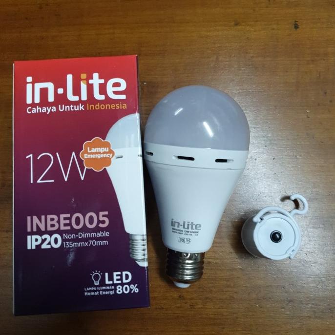 Jual Lampu LED emergency Inlite 12W cod | Shopee Indonesia