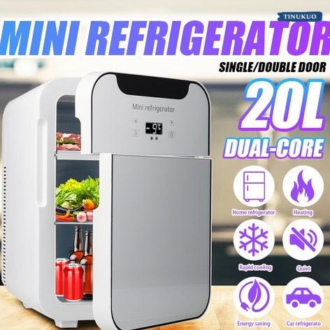 Jual Kulkas Mini Portable Dual Core 220V 12V Untuk Mobil Kapasitas 20L ...