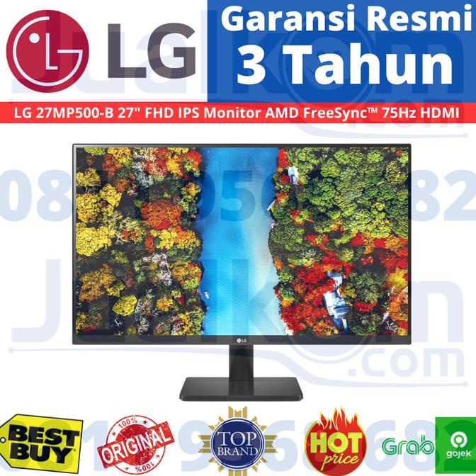 Jual Led Monitor Lg 27Mp500 27 Inch Ips 75Hz Full Hd Hdmi Lg 27Mp500-B ...