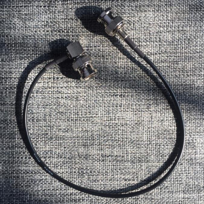 Jual New Kabel Sdi Bnc (30 Cm) Bnc To Bnc Straight-Elbow 50 Ohm ...
