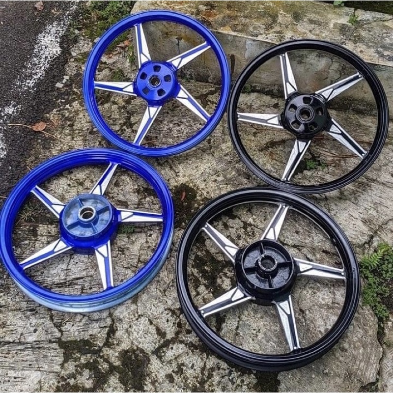 Jual velg vixion old model enkei dobel dics pnp (bisa reques warna ...