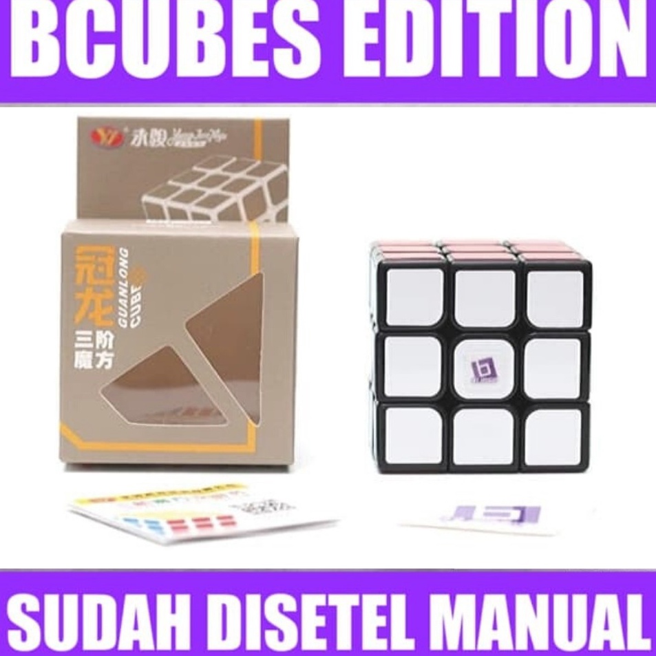 Jual → Rubik 3x3 - BCUBES YJ GUANLONG Black 3x3 - Bcubes 3x3 - Bcubes ...