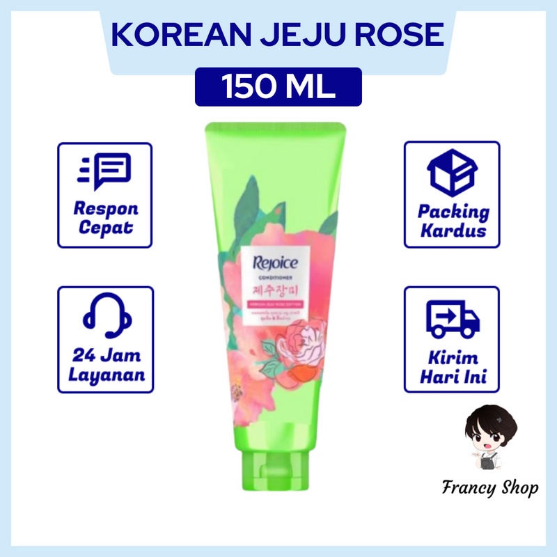 Jual Rejoice Conditioner Korean Jeju Rose 150 ml | Shopee Indonesia