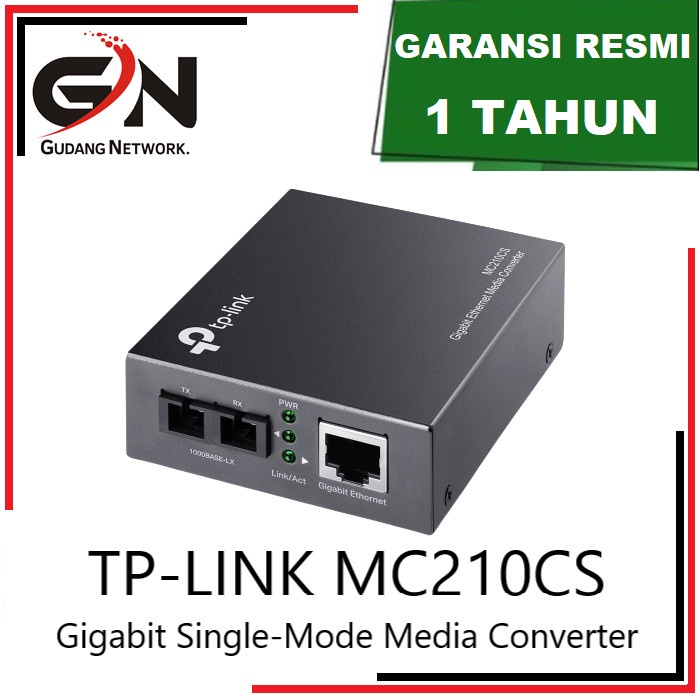 Jual TP-LINK MC210CS Gigabit Ethernet Media Converter RJ-45 To Fiber Optic | Shopee Indonesia