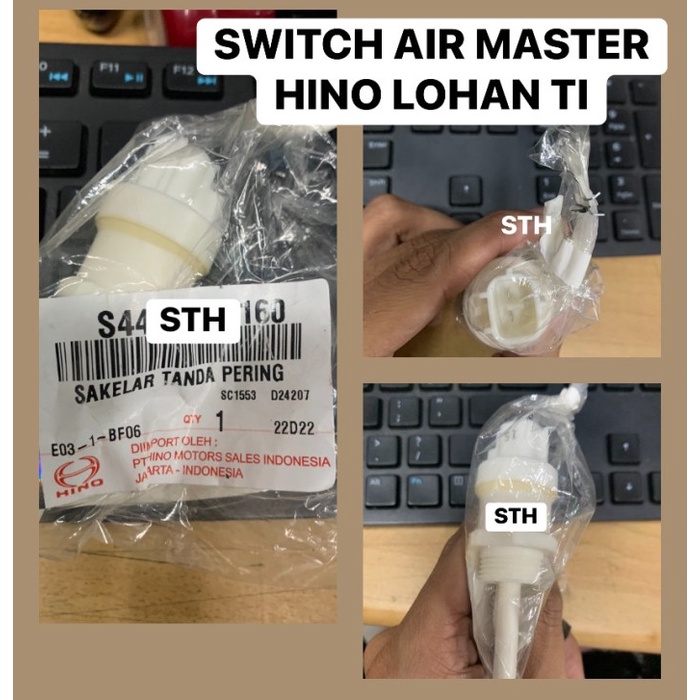 Jual Switch Air Master Servo Rem Hino Lohan Ti Original Hino Kode Br02 ...