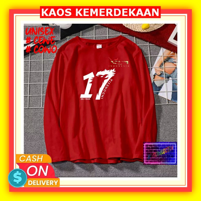 Jual Kaos Dewasa 17 Agustus/Hut Ri 78Th Bisa (Cod) Kaos Pria Wanita Edisi 17 Agustus Ii Atasan ...