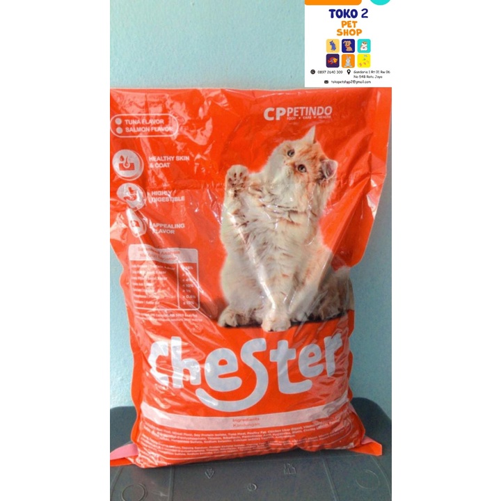 Jual Chester Cat Dryfood Tuna Adult 1kg Non | Shopee Indonesia