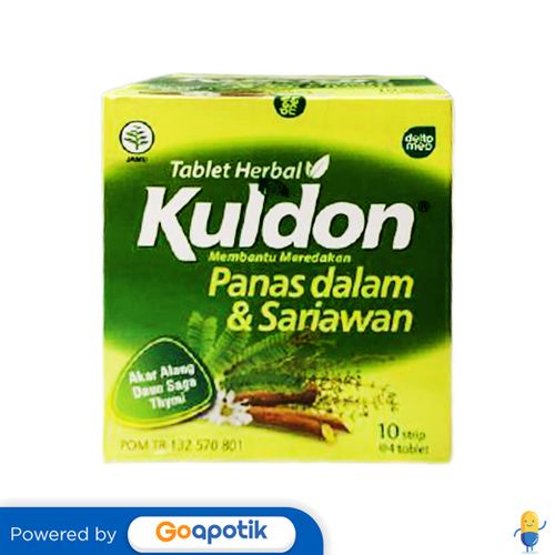 Jual KULDON SARIAWAN BOX 40 TABLET | Shopee Indonesia