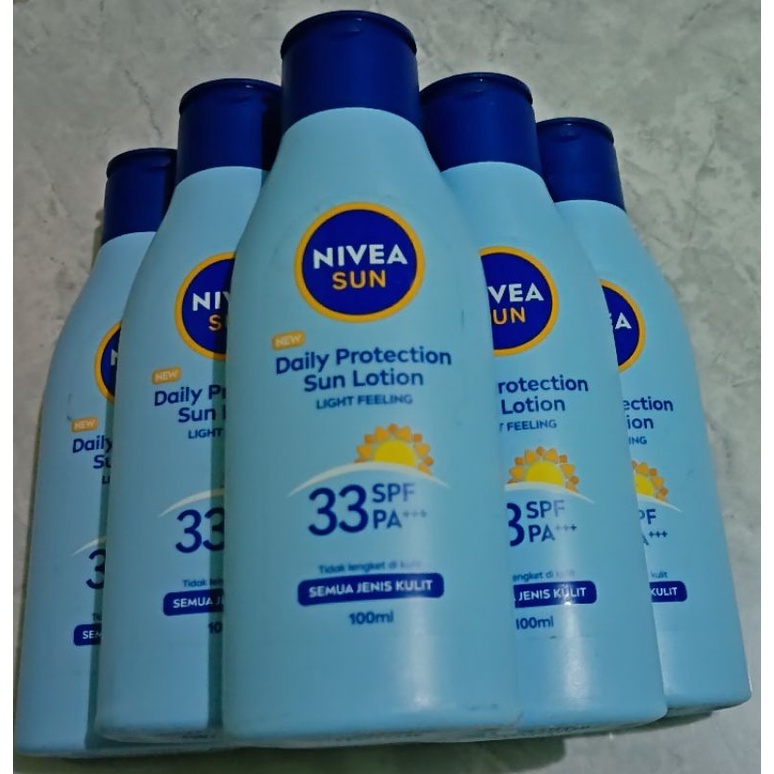 Jual Nivea Sun Daily Protection Sun Lotion 33 SPF PA +++ 100 ml ...