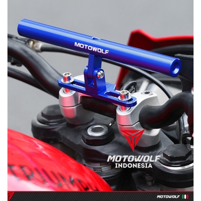 Jual Bracket Extended Bar Stang Motor - Extender Motowolf MDL 3513 ...