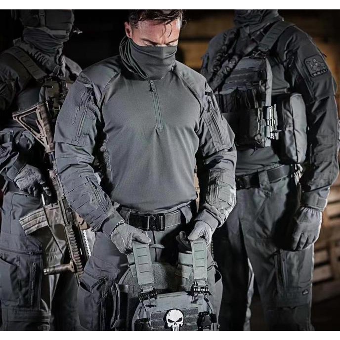 Jual Baju Tactical Lengan Panjang BDU - Kaos Militer Import - Kaos Army | Shopee Indonesia