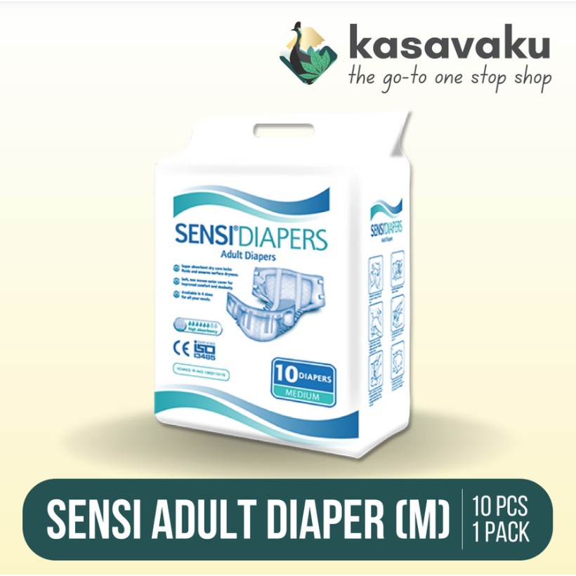 Jual Popok Dewasa Sensi Adult Diapers uk M - 1 pack - isi 10 pcs | Shopee Indonesia