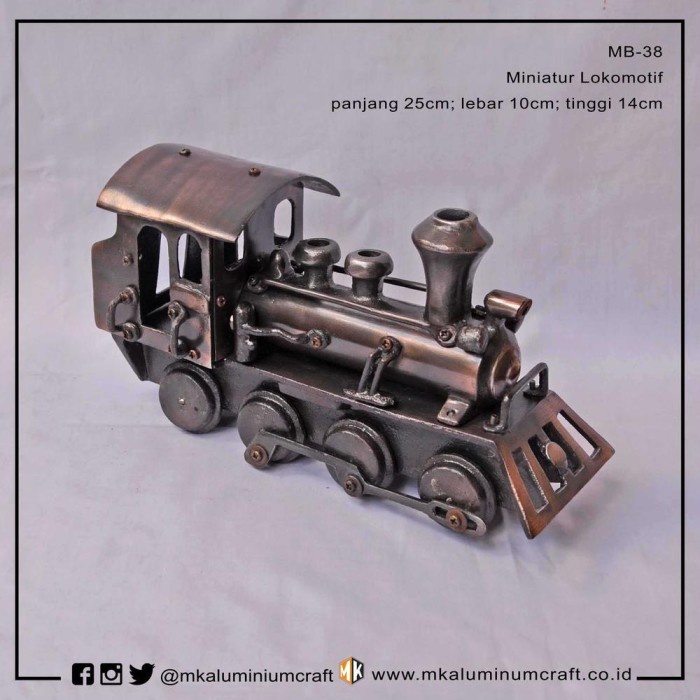 Jual PROMO!!! MINIATUR LOKOMOTIF KUNO - MINIATUR LOCOMOTIF KERETA - MK ...